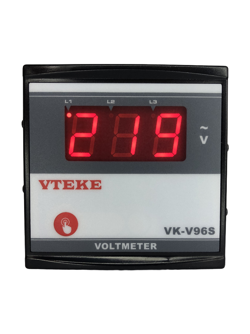 Three Phase Digital Panel Voltmeter 96 X 96 (1 display) – Zamteq Solutions